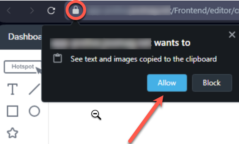 Allow clipboard permissions for different browsers