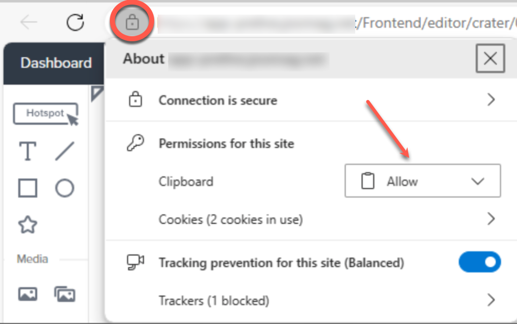 Allow clipboard permissions for different browsers
